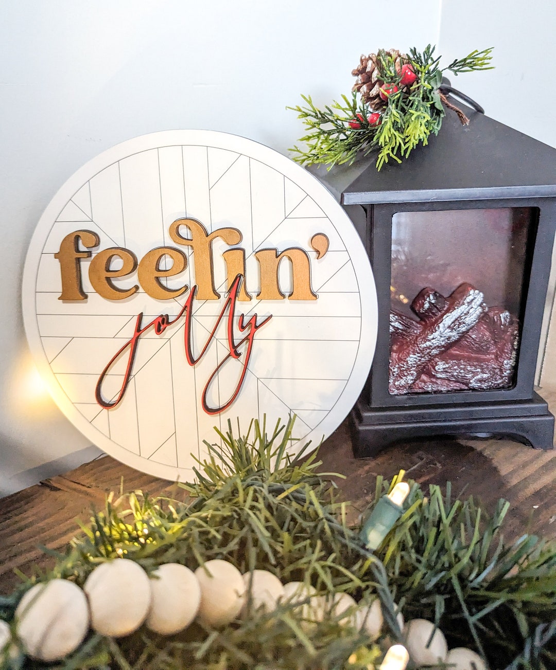 Boho Feelin' Jolly Sign or Craft Kit - Etsy