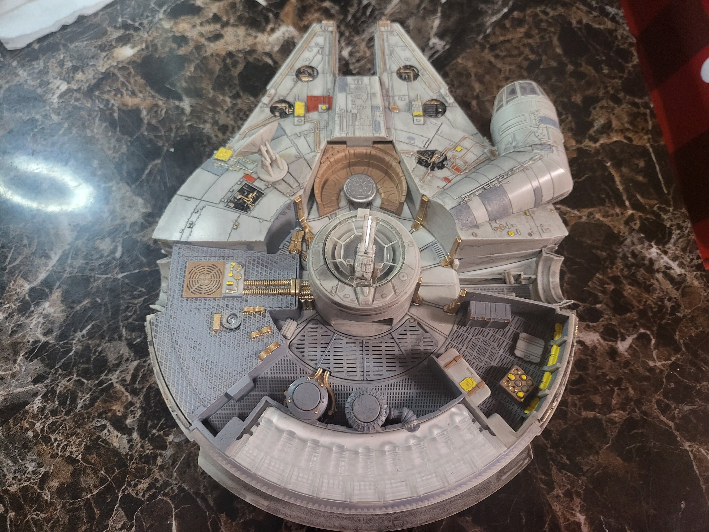Star Wars Star Wars Millennium Falcon Customized Micro Galaxy Squadron ...