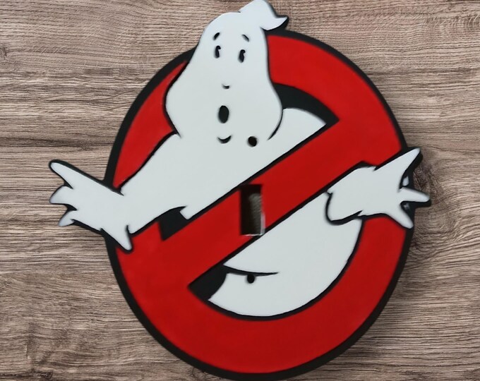 Ghostbusters Logo Light Switch Plate - Etsy