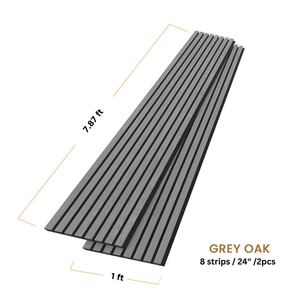 Grey Slat Wall Panels - Etsy