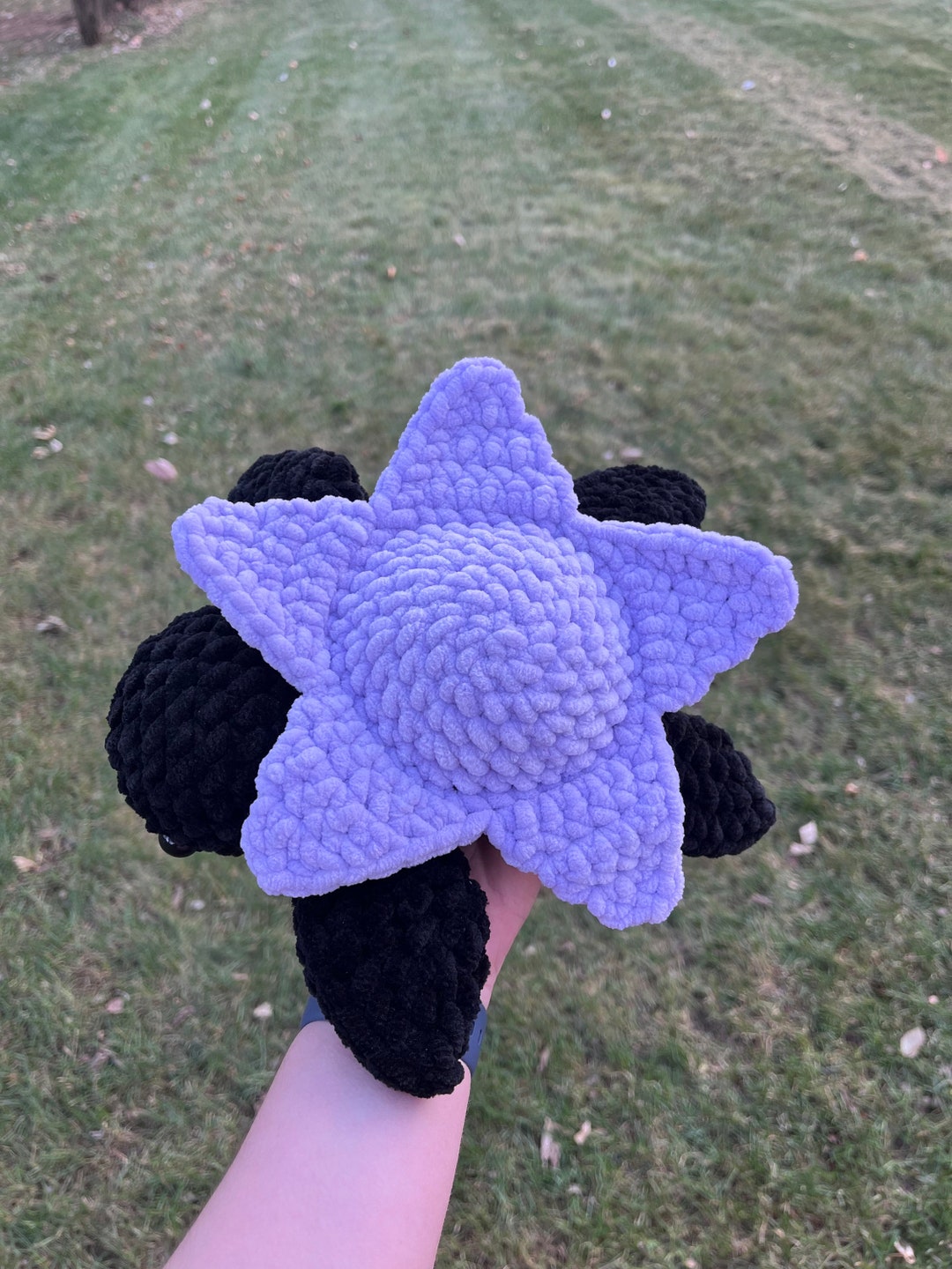 Lavender Star Crochet Turtle Stuffed Animal - Etsy