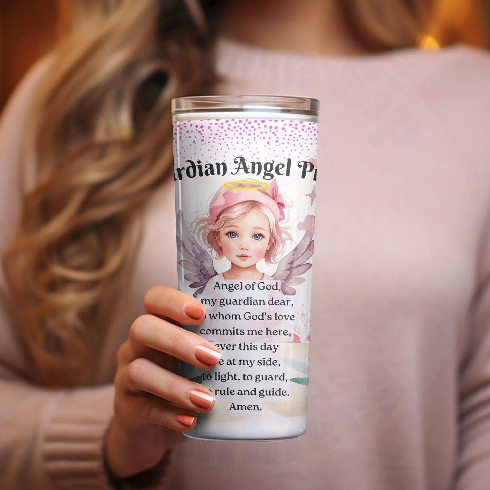 Guardian Angel 20 Oz Skinny Tumbler Sublimation Design Pack - Etsy