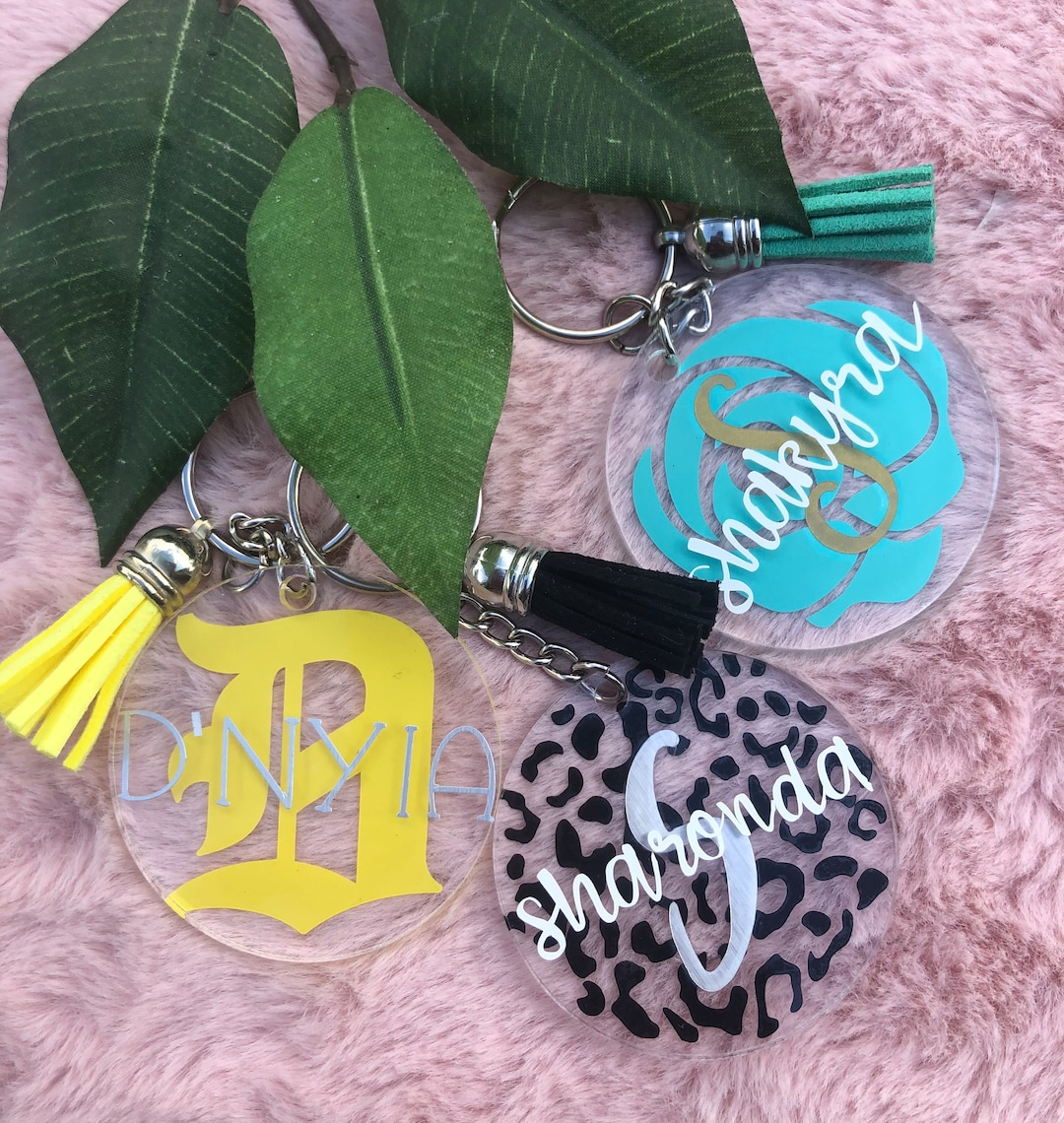 Beautiful Acrylic Keychains - Etsy
