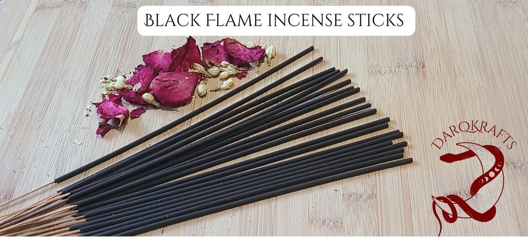 Black Flame Handmade Incense | Witch Kit | Spell Kit | Witchcraft ...