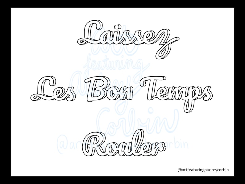 Let the Good Times Roll Mardi Gras Coloring Page for Kids and Adults ...