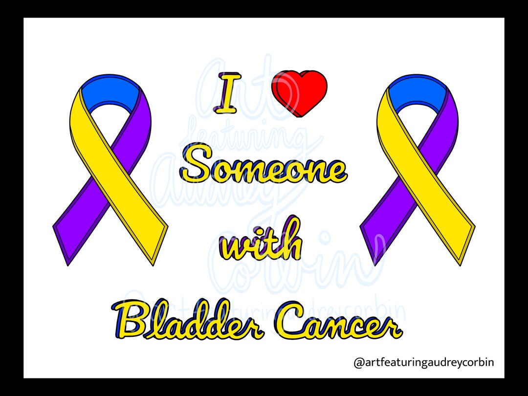 I Love Someone With Bladder Cancer Awareness Coloring Page for Kids and ...