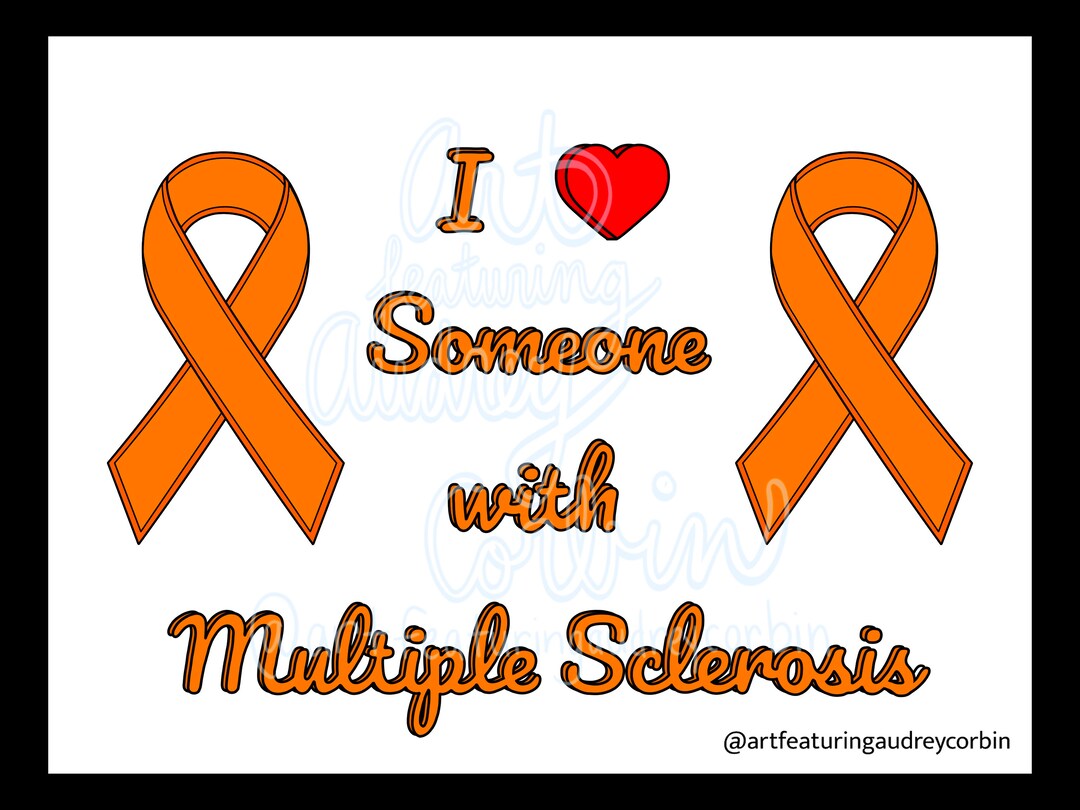 I Love Someone With Multiple Sclerosis Coloring Page for Kids and ...