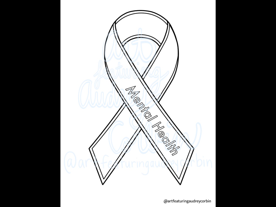 Mental Health Awareness Coloring Pages for Kids and Adults Instant ...