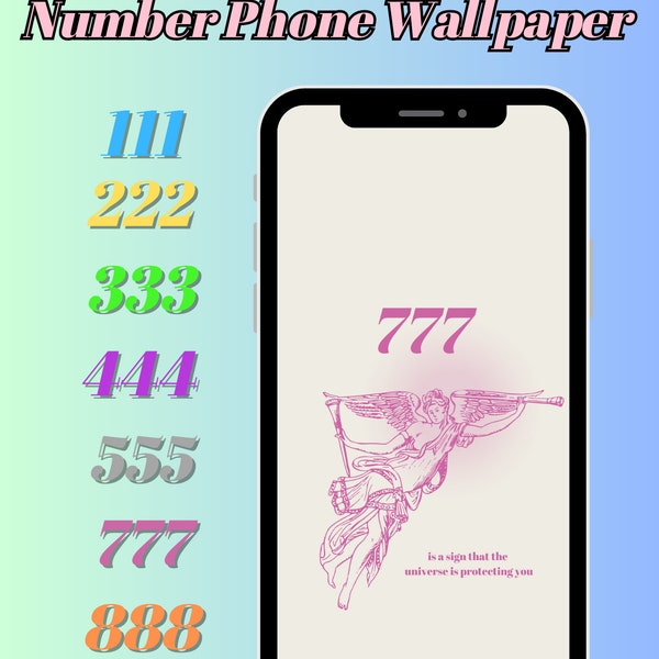 Angel Number Wallpaper - Etsy