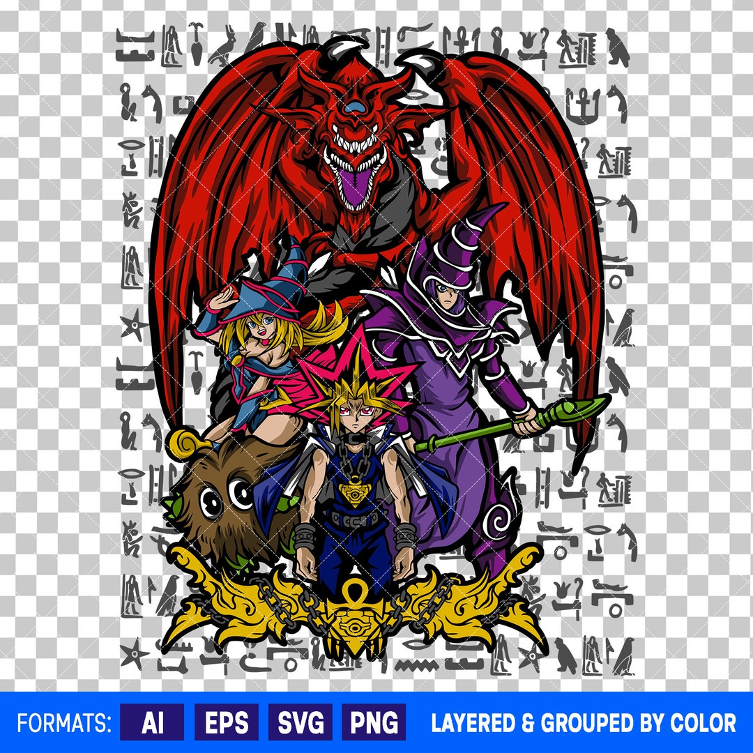 Premium Anime Vector File, Layered & Grouped by Color, Ready for DTF ...