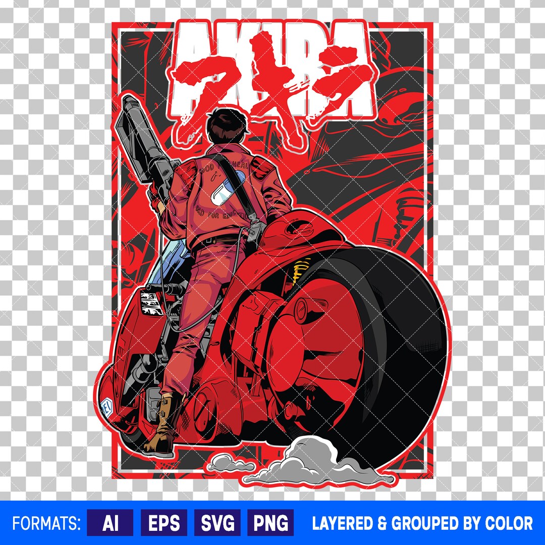 Premium Anime Vector File, Layered & Grouped by Color, Ready for DTF ...