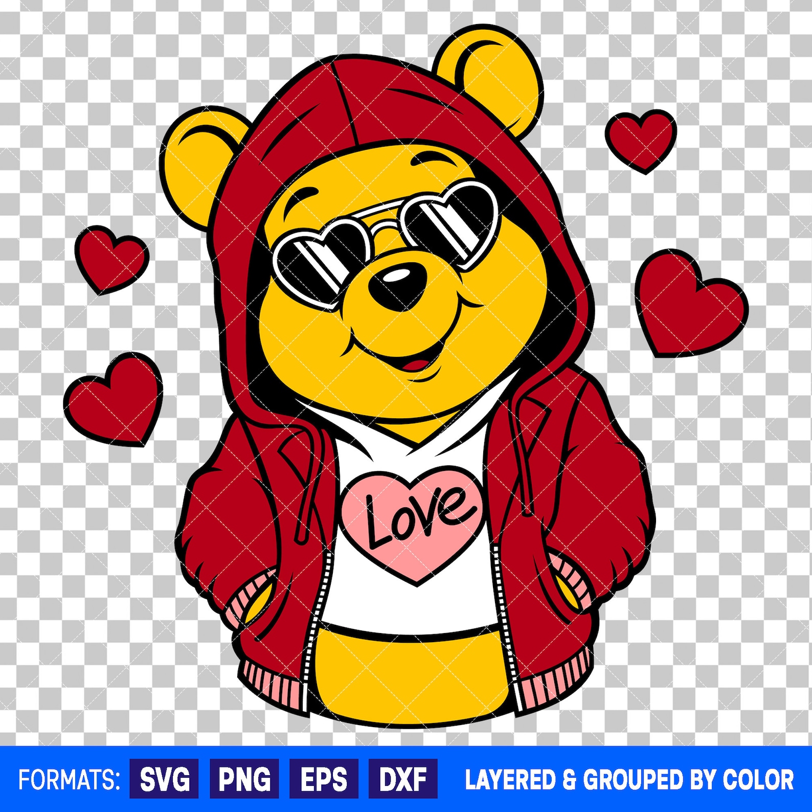 Layered SVG, Vector, Cut Files for Cricut and Silhouette, Clipart, Svg ...