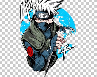 Premium Anime Vector File, Layered & Grouped by Color, Ready for DTF ...