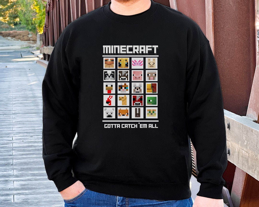 Minecraft Pokémon Fusion Unisex Sweatshirt Gotta Catch 'em All ...