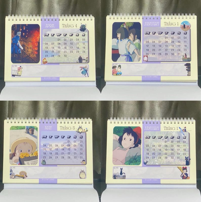 Studio Ghibli Poster Calendar 2026- Limited Collection - Etsy