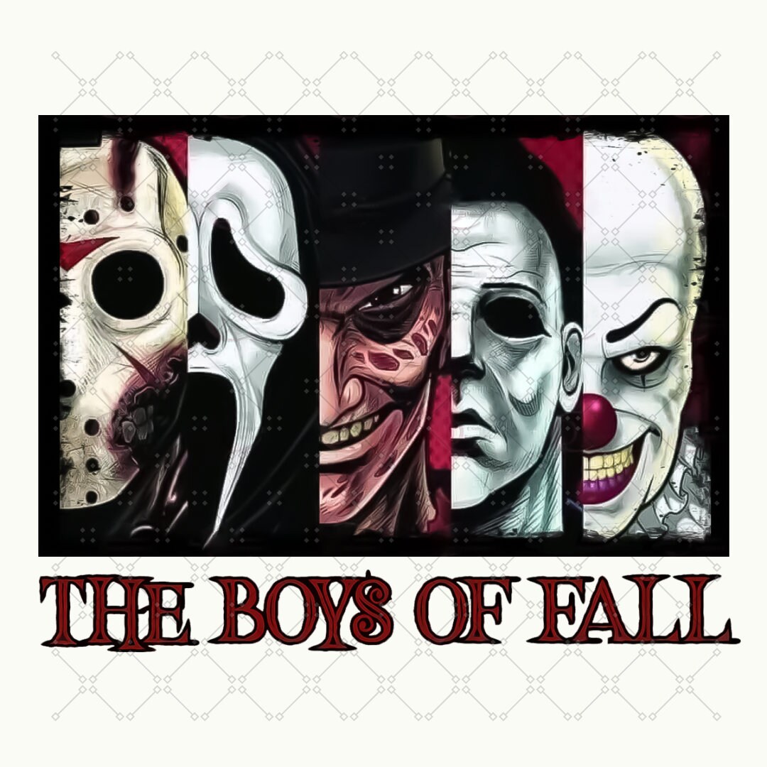 The Boys of Fall Png Halloween Png Horror Films Jason - Etsy