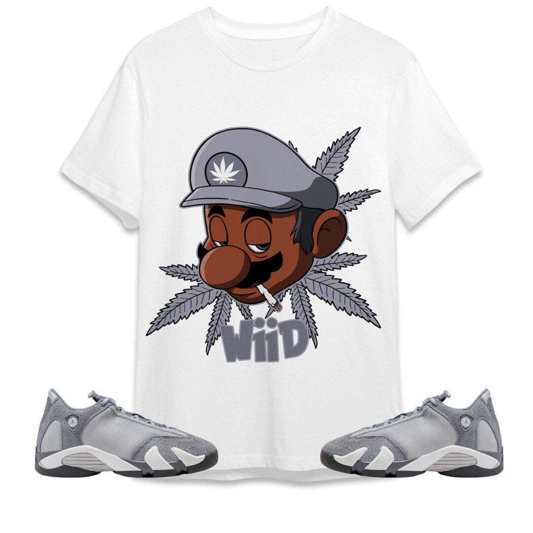 Wiid Super Mario Unisex Tees Jordan 14 Stealth Sweatshirt to Match ...