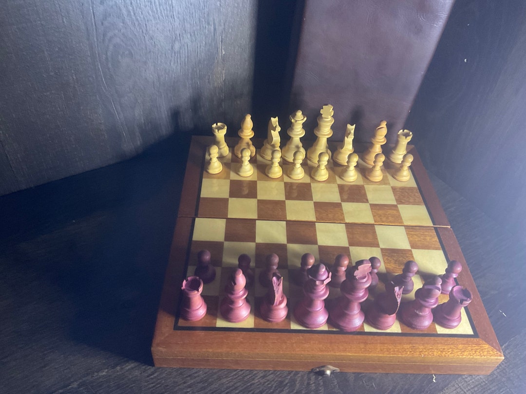 Vintage Chess Game - Etsy