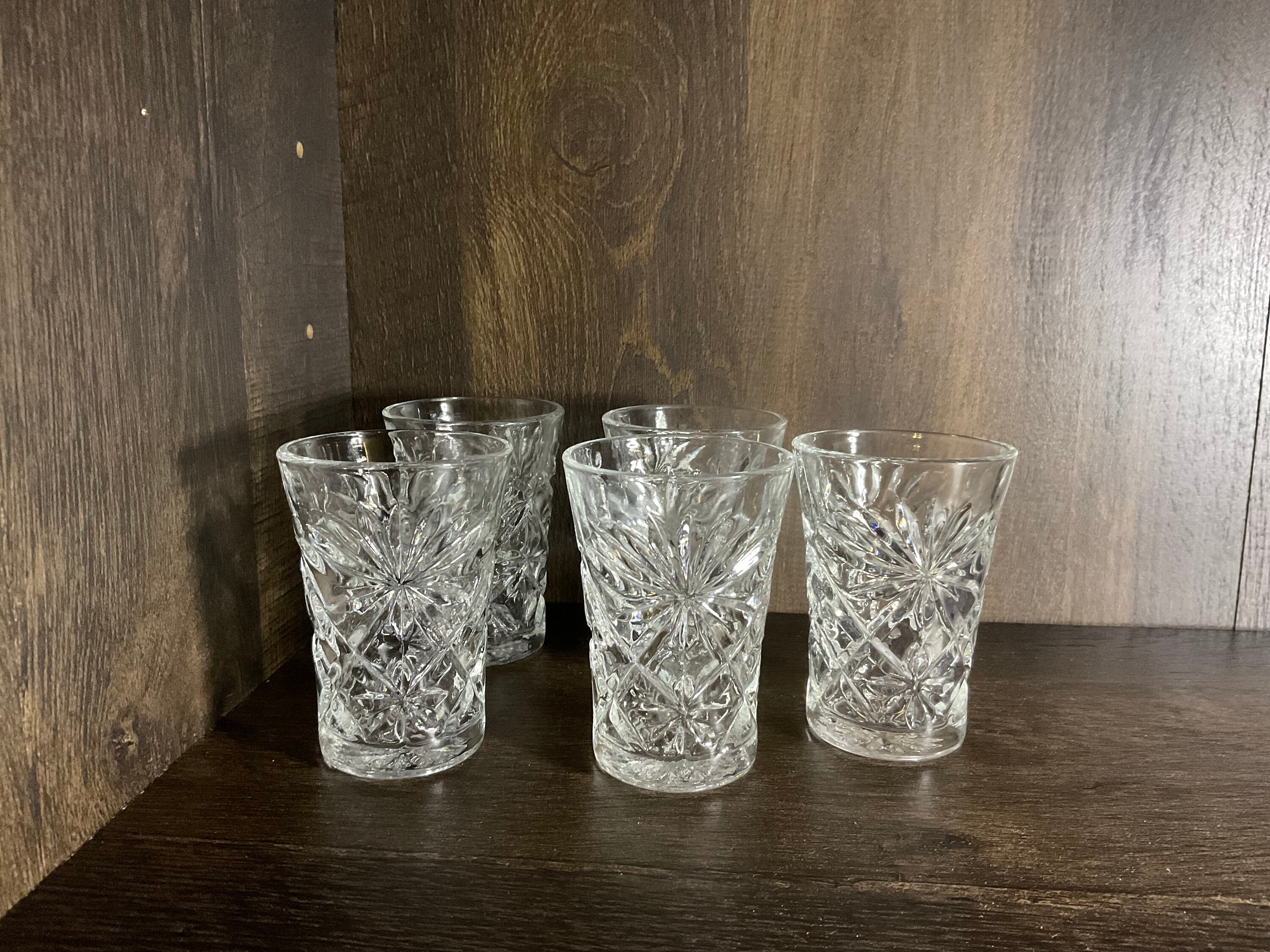 Vintage Glass Cups - Etsy