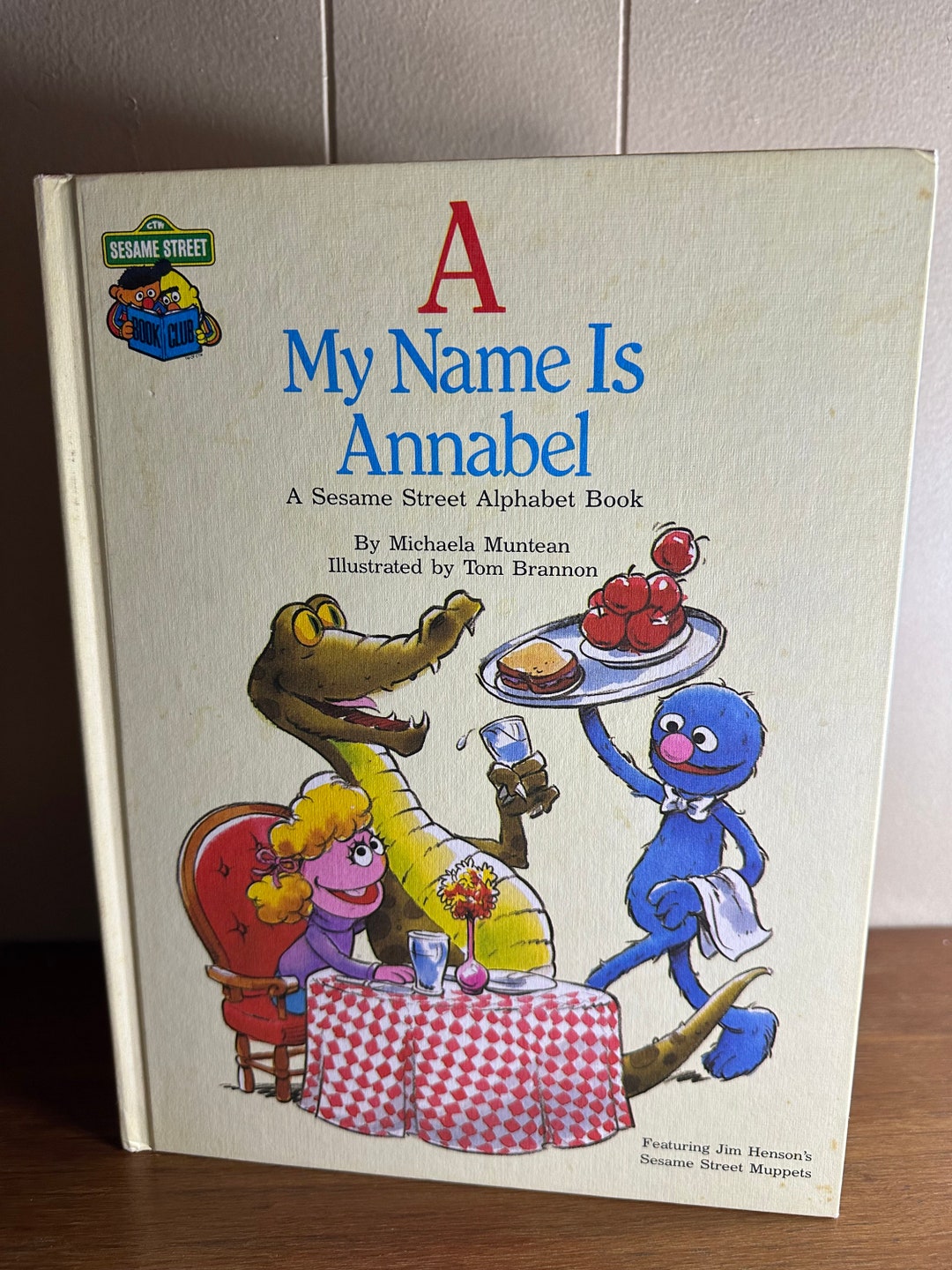 Vintage 1986 Sesame Street A My Name is Annabel Book - Etsy