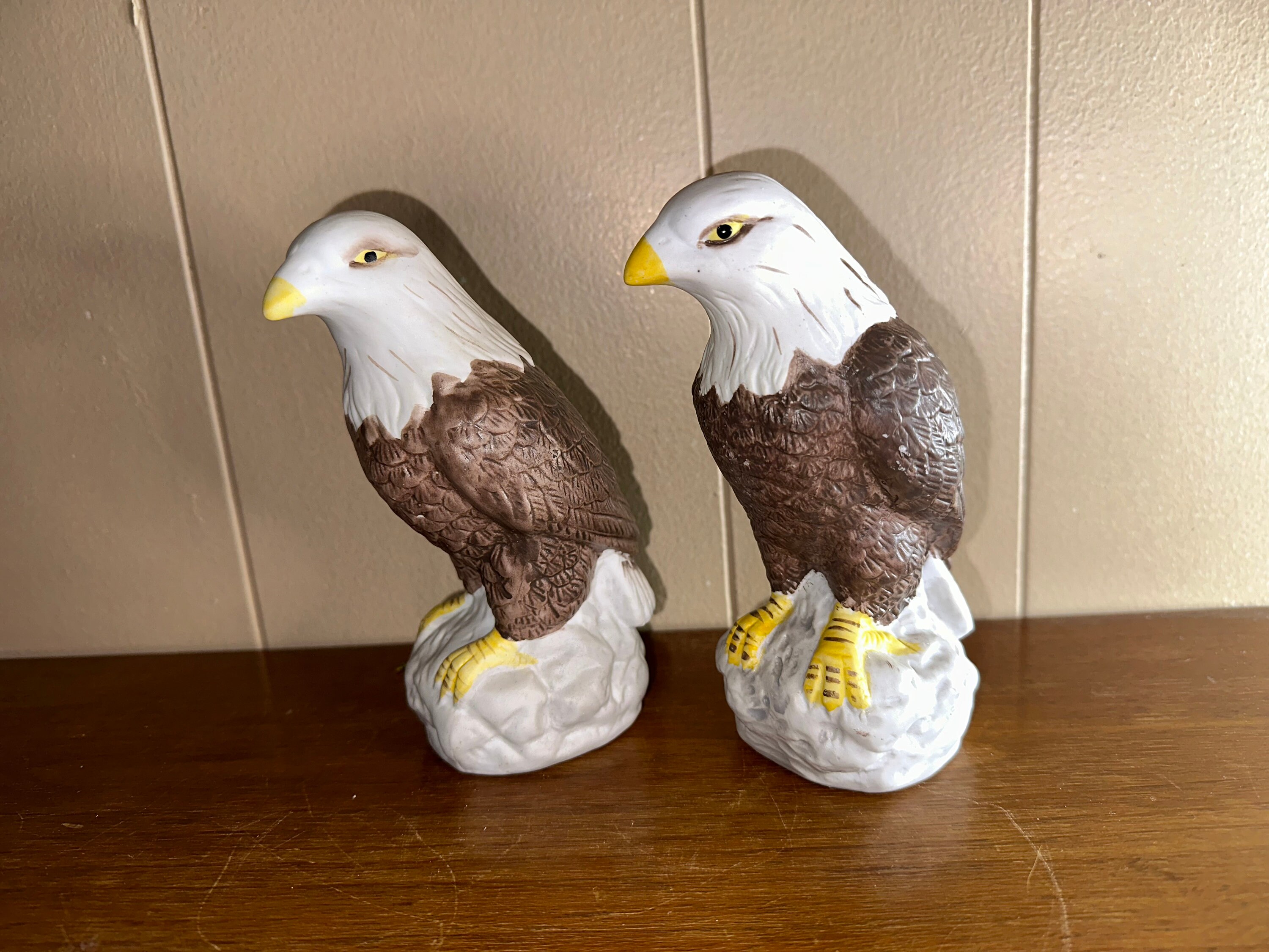 Vintage Bald Eagle Figurine - Etsy
