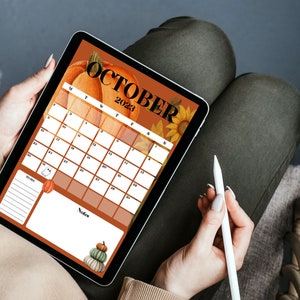 OCTOBER Monthly Planner - Etsy