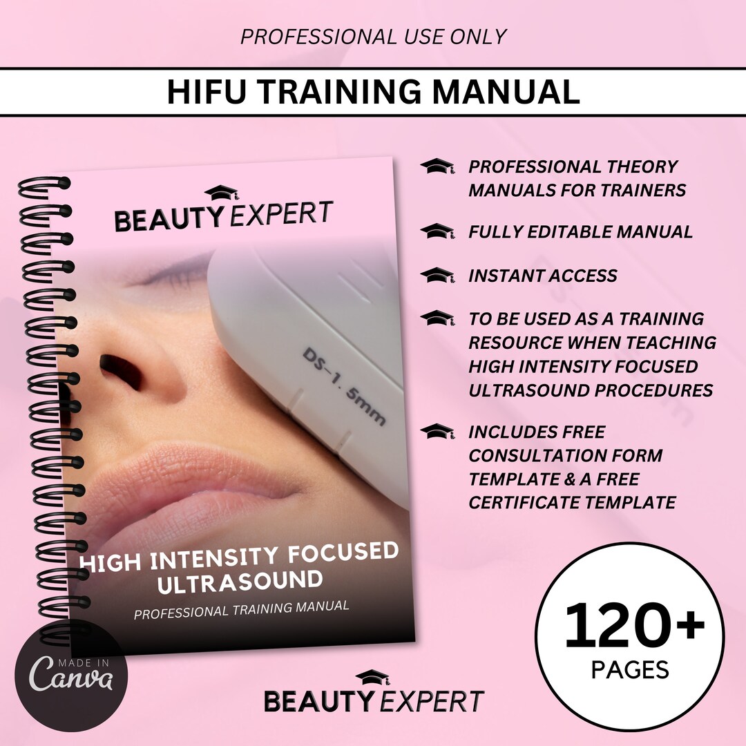 High Intensity Focused Ultrasound Editable Training Manual - Instant ...
