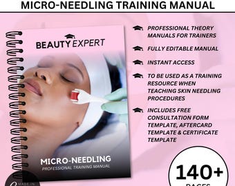 Facial Skin Treatments Editable Training Manual - Instant Download PLUS ...