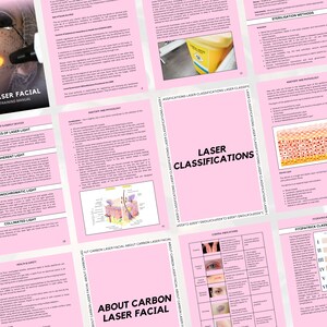 Carbon Laser Facial Editable Training Manual - Instant Download PLUS ...