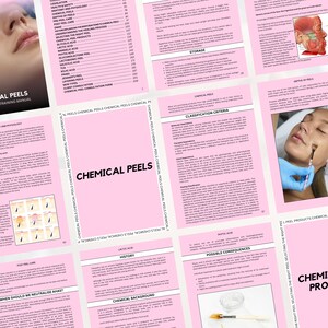 Chemical Peels Editable Training Manual Instant Download PLUS Free ...