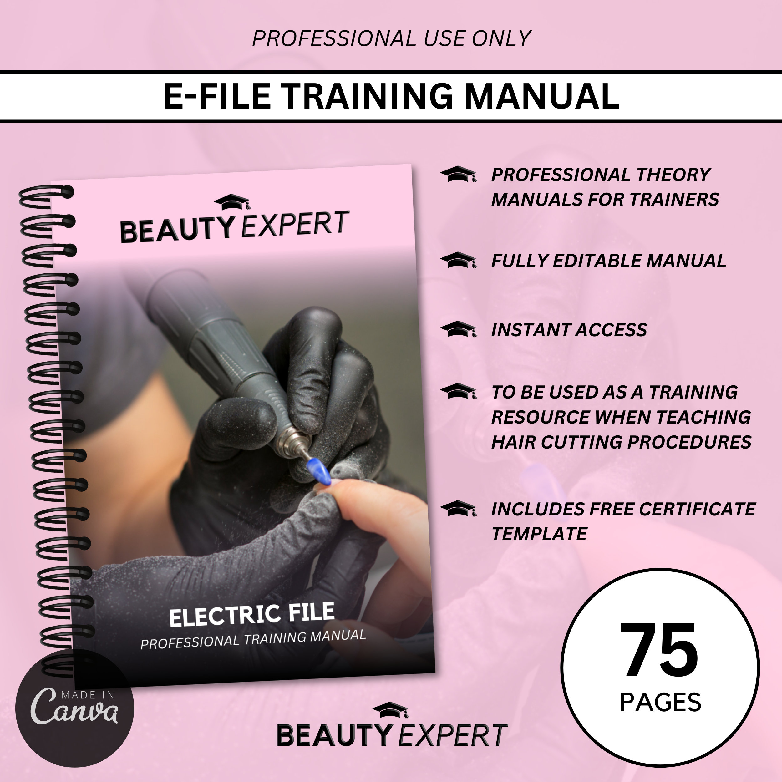 Electric File Editable Canva Training Manual - Instant Download PLUS ...