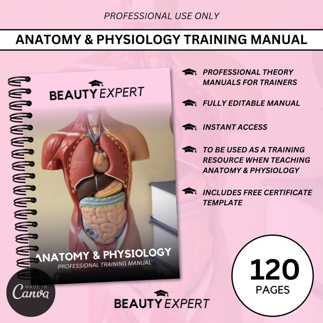 Anatomy & Physiology Editable Training Manual - Instant Download PLUS ...