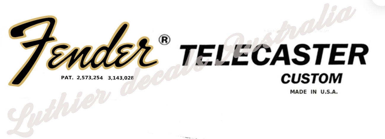 Guitar Headstock Waterslide Decals for Luthiers - Etsy