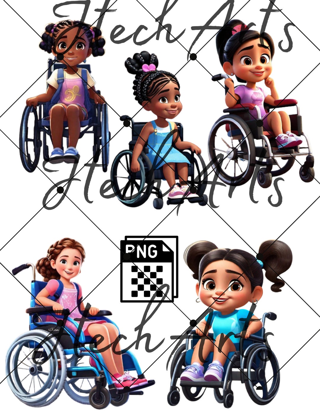 Wheelchair Clipart, Handicap Png, Disabled PNG, Digital Download - Etsy