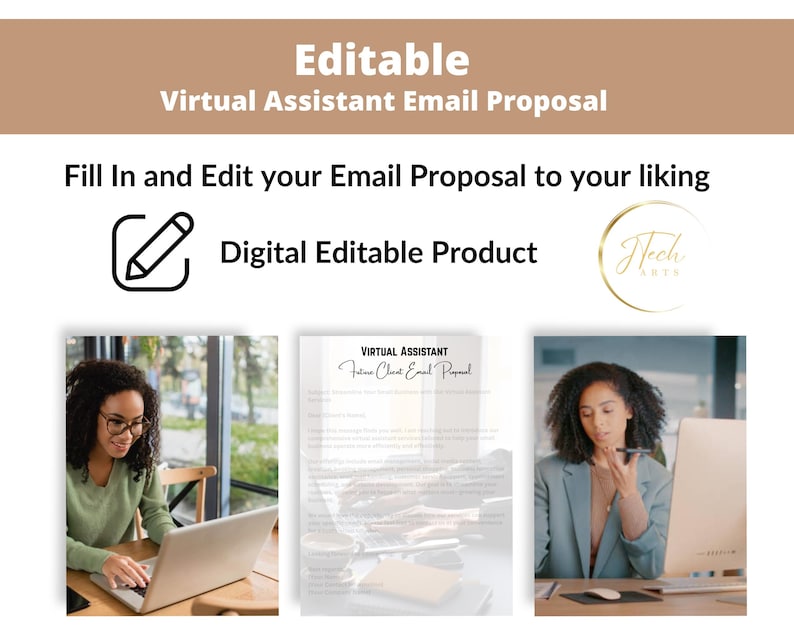 Virtual Assistant Editable Email Proposal, Virtual Assistant Services ...