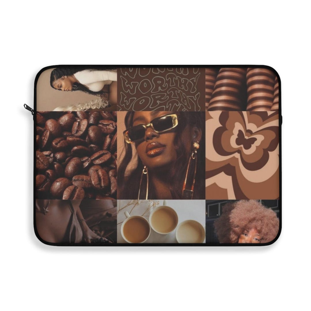 Melanin Woman Laptop Sleeve, Black Girl Magic Laptop Cover, Black Girl ...