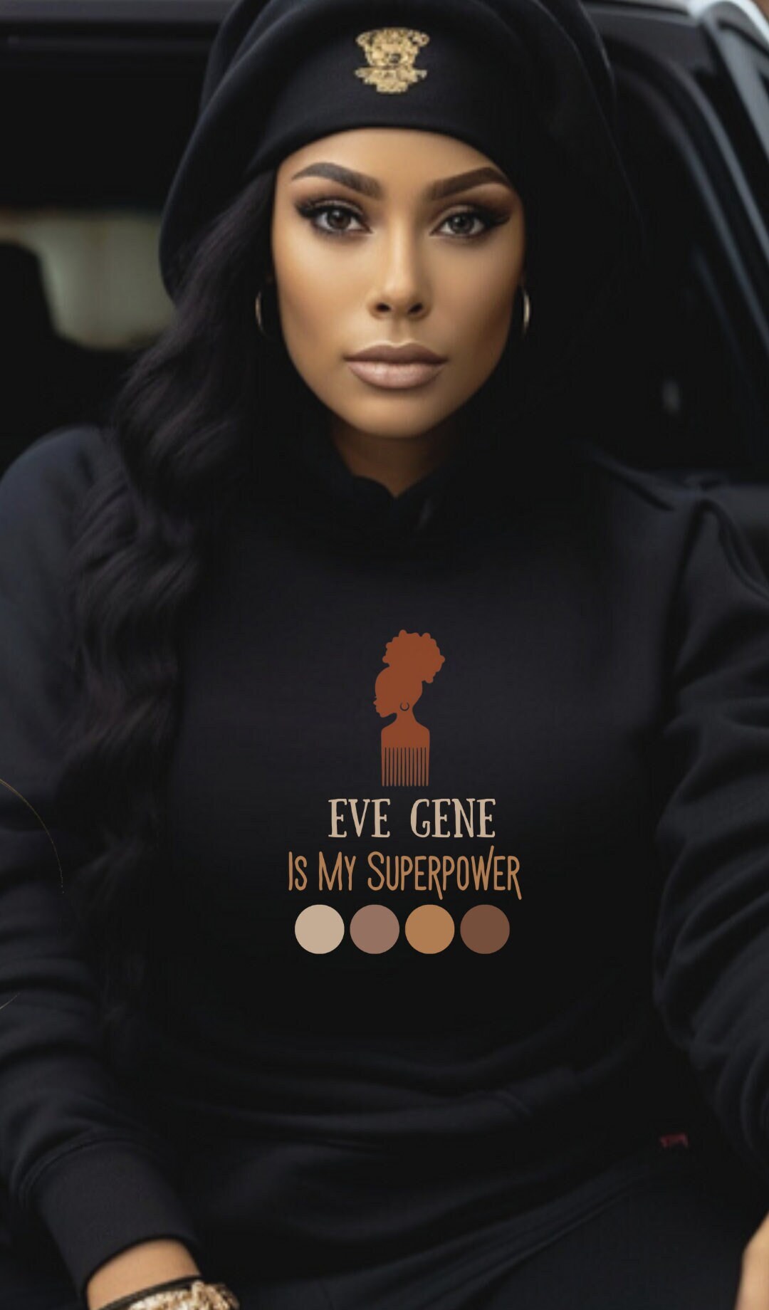 The Eve Gene, My Superpower, Melanated Svg, Black History Png, Black ...