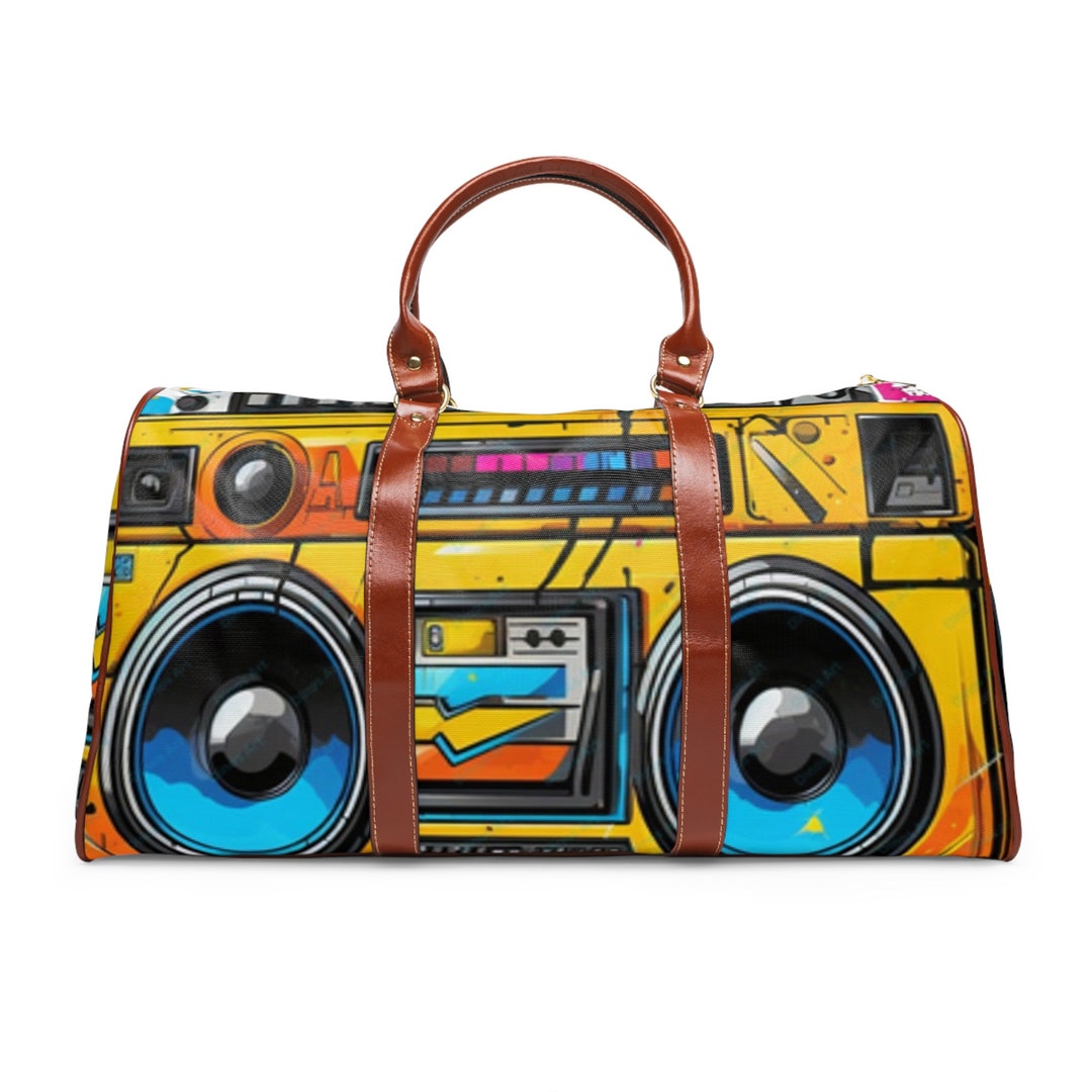 80s Retro Radio,waterproof Travel Bag, Boom Box, Travel Bag, Tote Bag ...