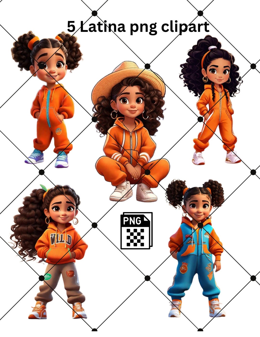 Latina Clipart, Png, Clipart, Fall Clipart, Kids Clipart, Fall ...