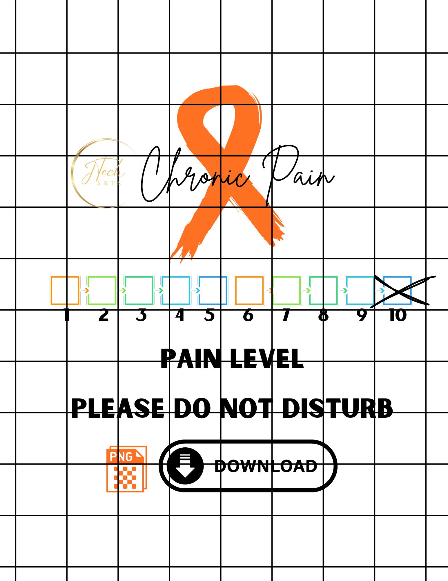 Chronic Illness Png, Chronic Pain Svg, Chronic Illness, I Wear Orange ...