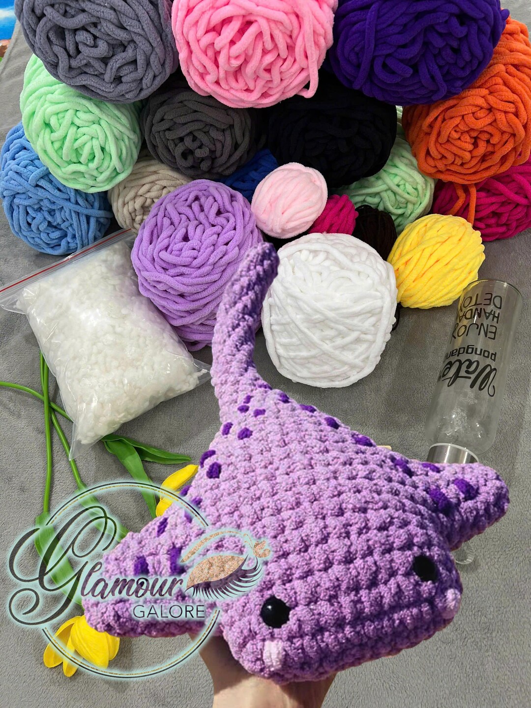 CROCHET KIT Ray Crochet, Easy Level Crochet Kit, Gift Ideas, Ray ...