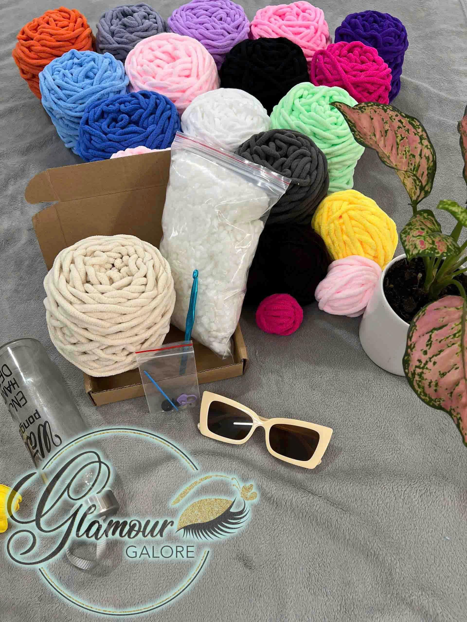 CROCHET KIT Plush Heart, Easy Level Crochet Kit, Gift Ideas, Valentines ...