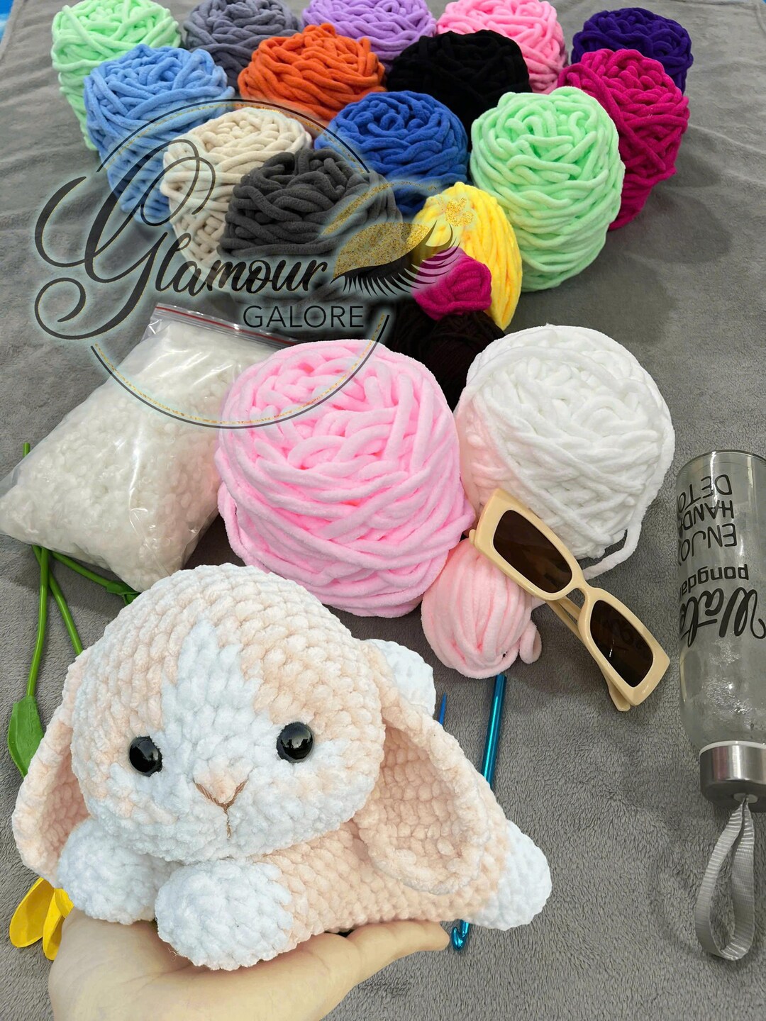 CROCHET KIT Bunny Plushies, Easy Level Crochet Kit, Gift Ideas ...