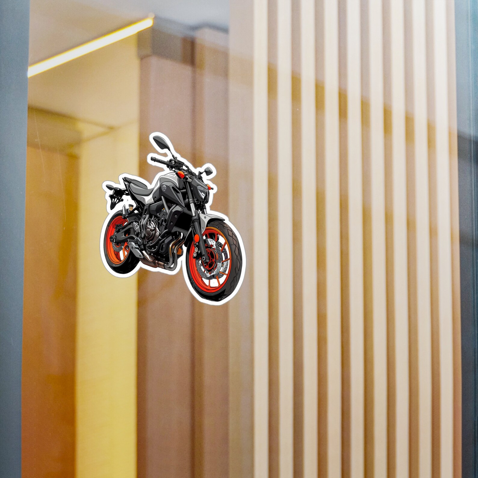 Yamaha MT-07 Vinyl Sticker for Motorcycle Enthusiasts - Etsy