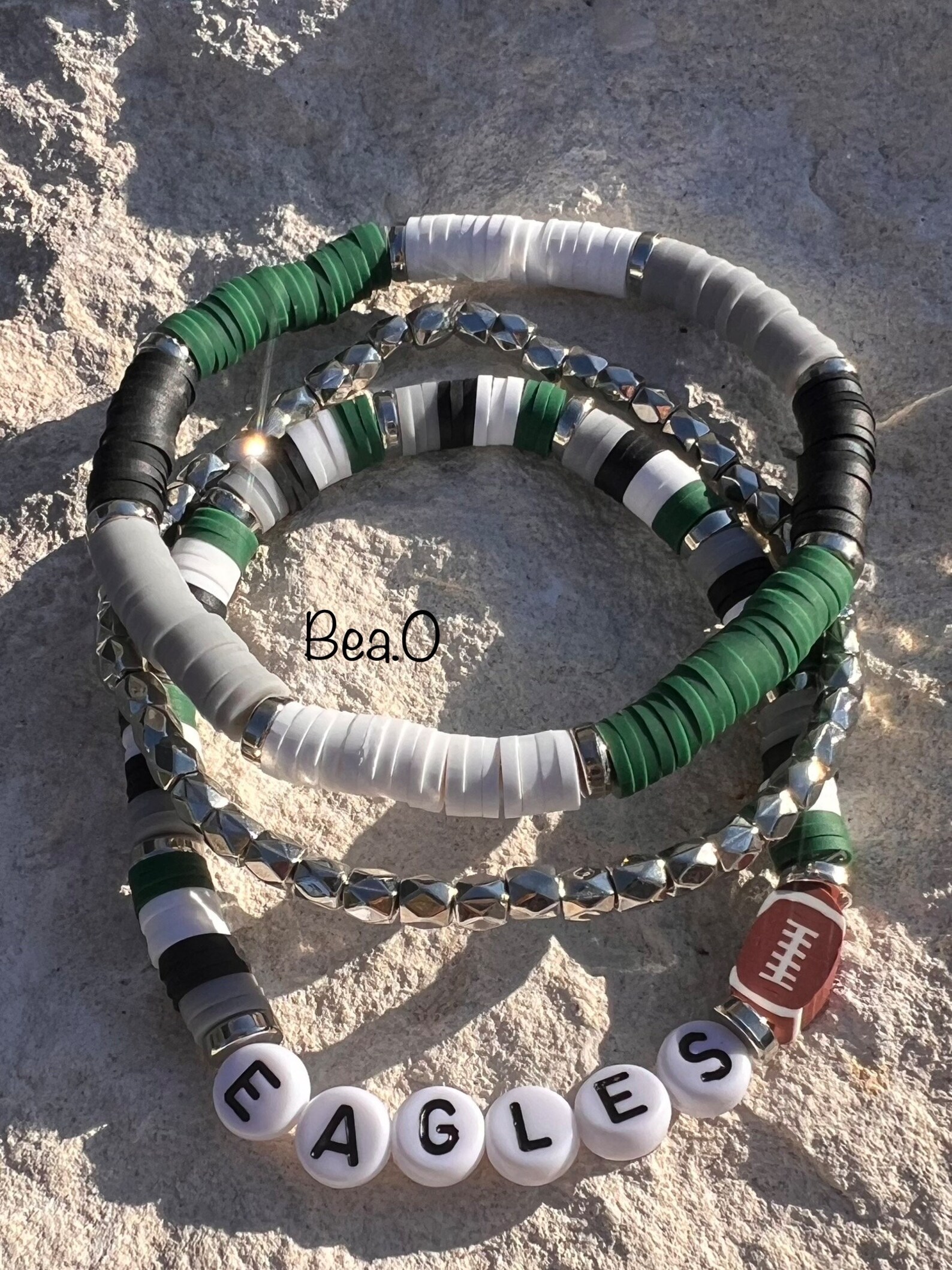 Football Name Bracelets - Etsy