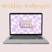 Neutral Pink Asethetic Desktop Wallpaper Pink Floral - Etsy