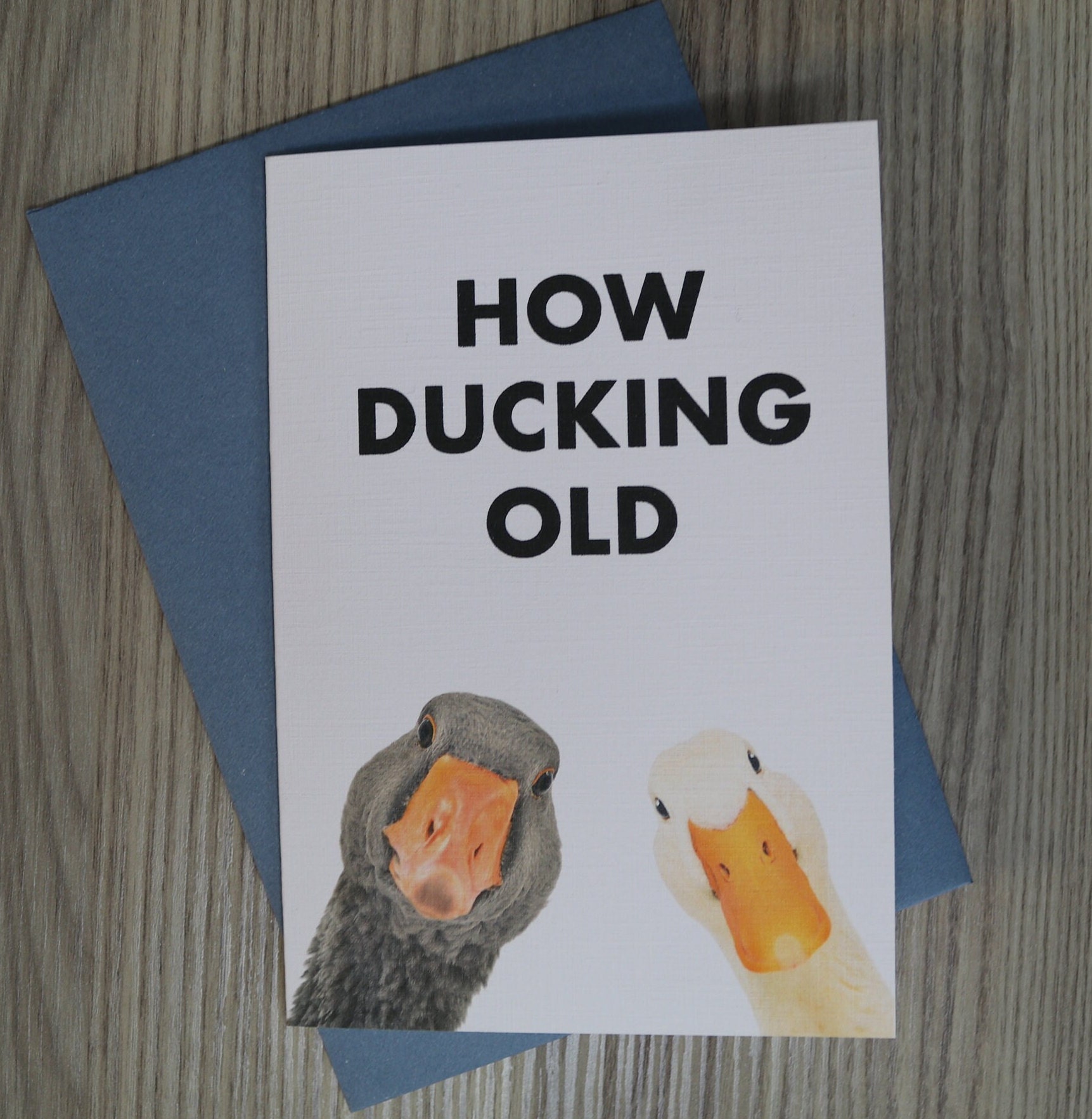 How Ducking Old Birthday Card Funny Cards - Etsy
