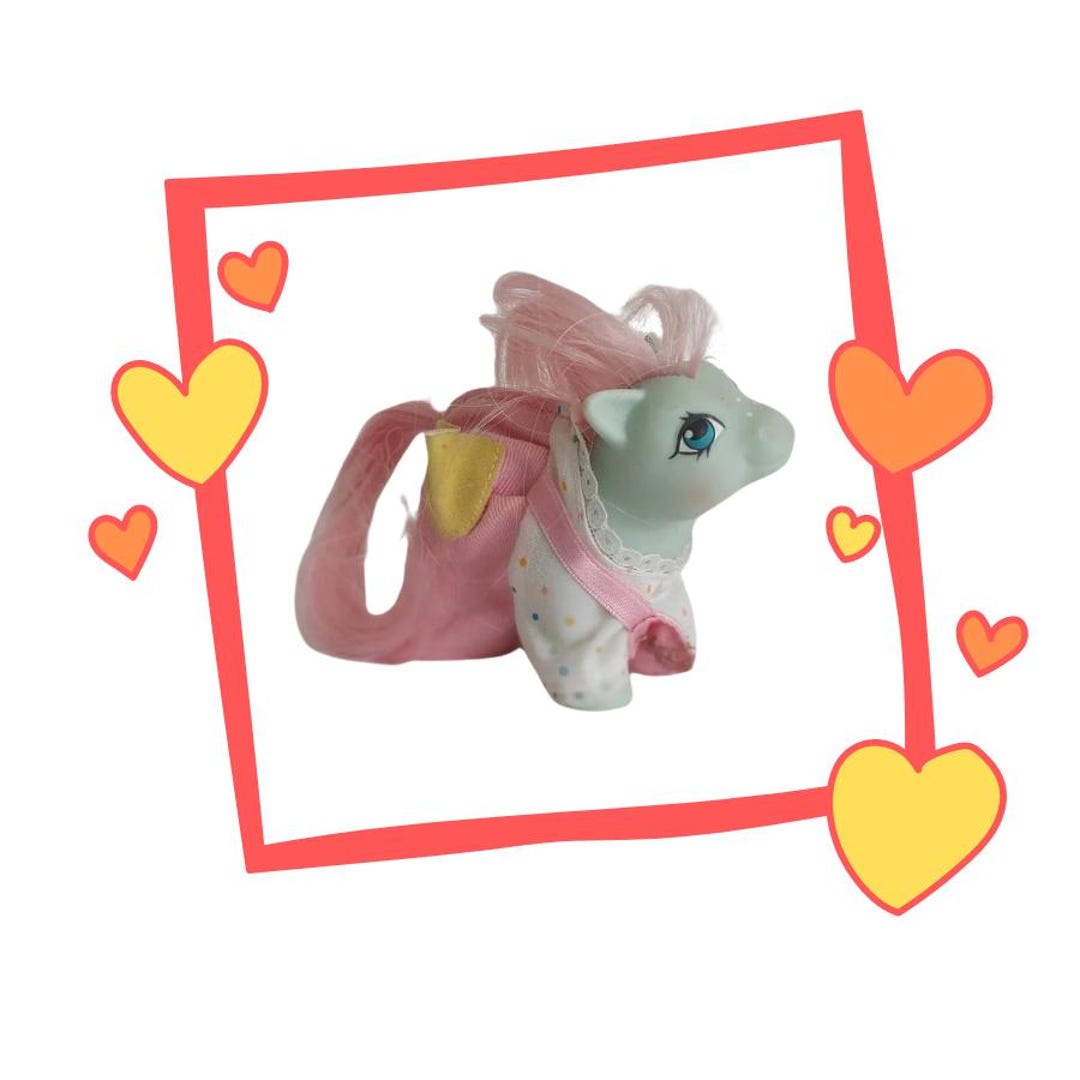 Hasbro G1 My Little Pony Baby Cuddles Pony W/overalls - Etsy
