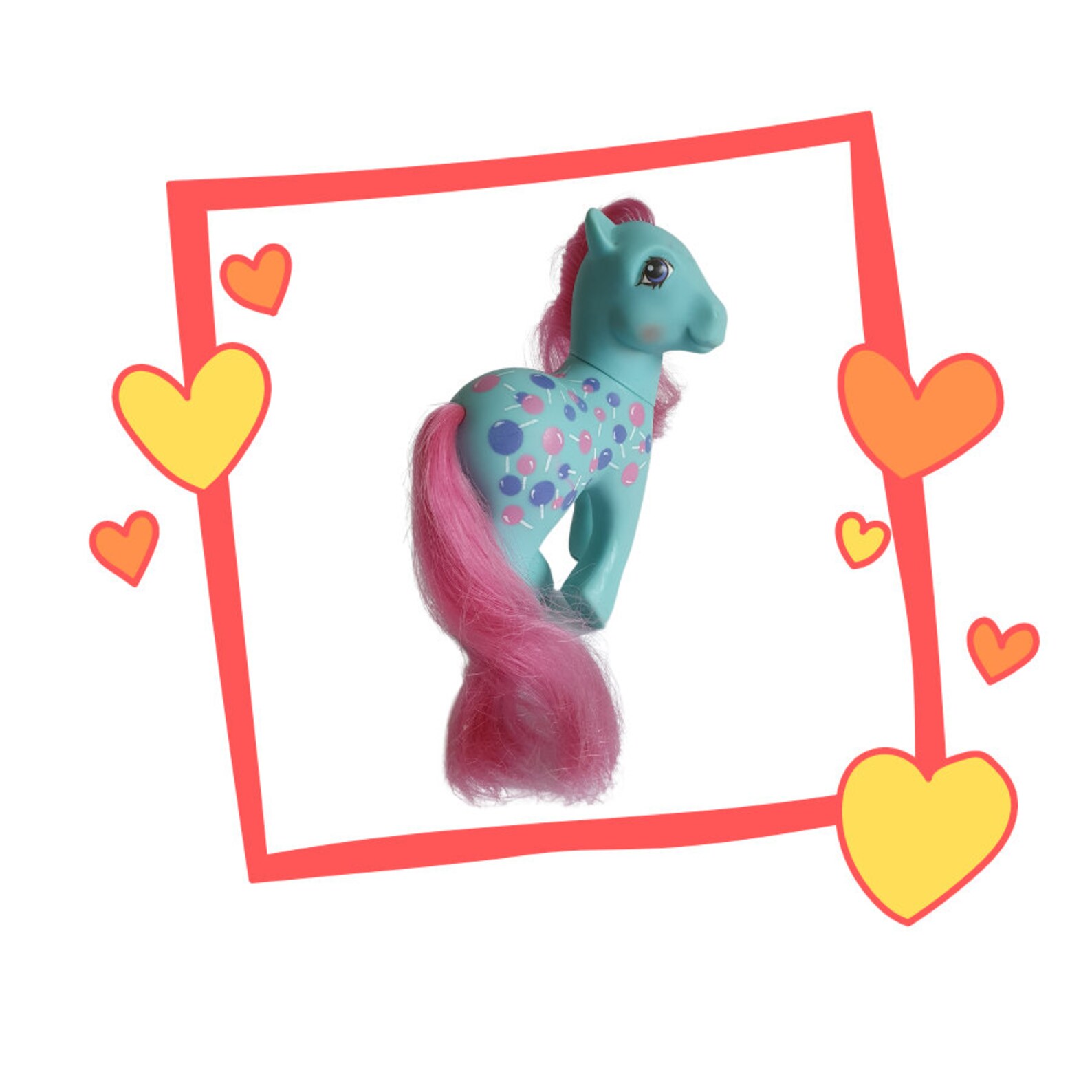 Hasbro G1 My Little Pony Twice as Fancy Sweet Tooth Lollipop Hong Kong ...