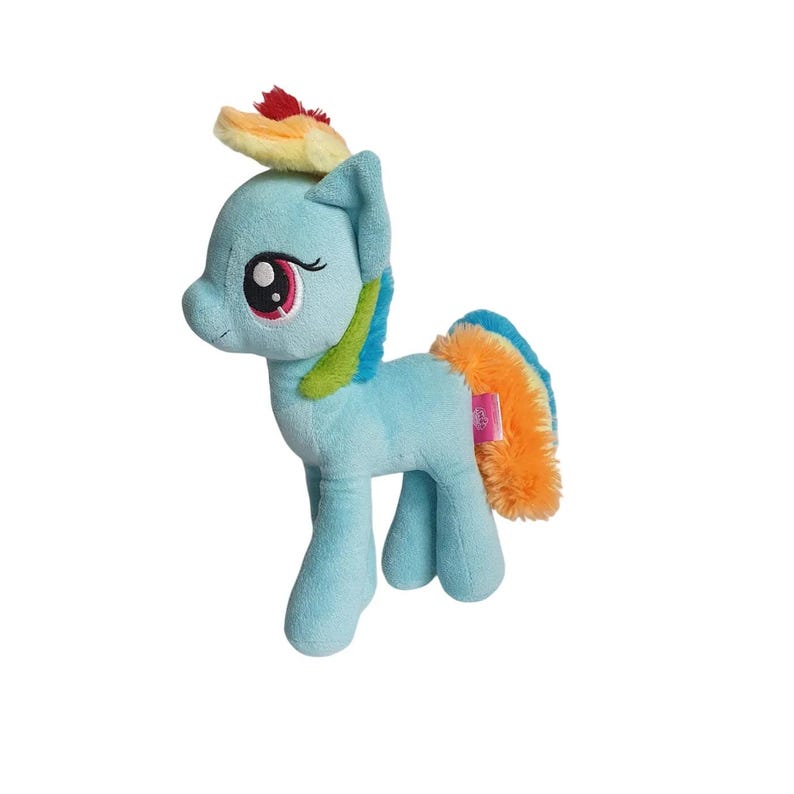 Vintage G4 Famosa Softies My Little Pony Raibow Dash Plush Pony 11" - Etsy
